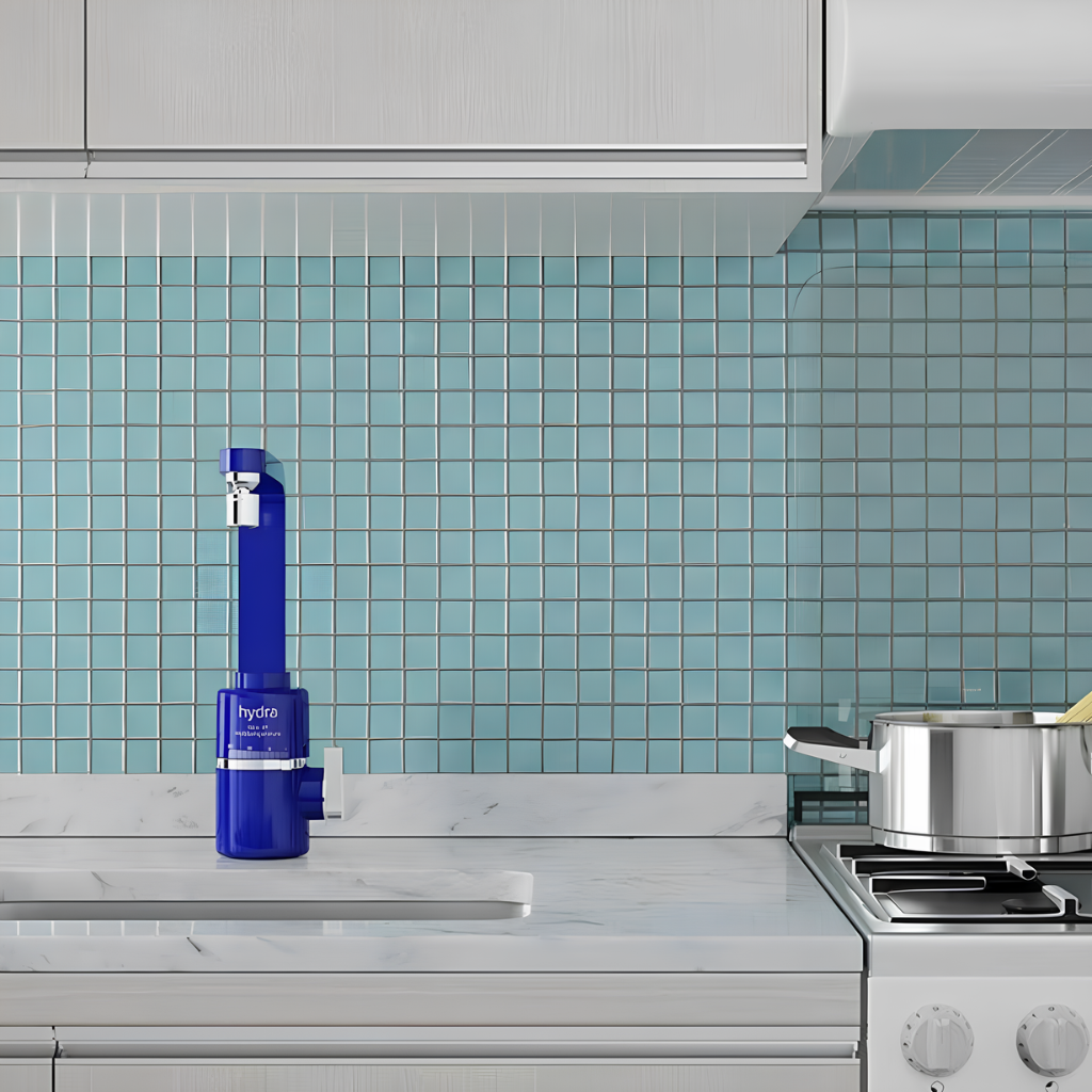 Torneira Elétrica Slim 4T Bancada 5500W Hydra Azul | Loja Gubler